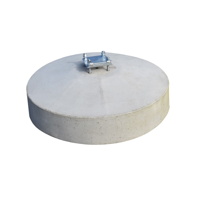 Plot béton 450 ou 650 kg pour mât 6 à 12 mètres - FABER FRANCE
