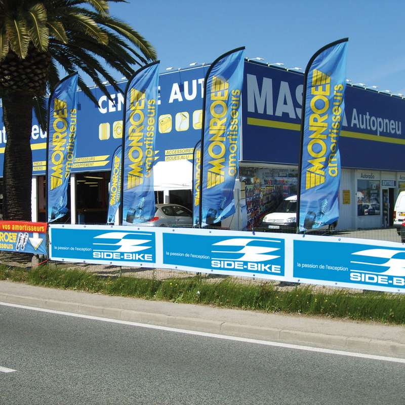 Définition banderole publicitaire ou bache personnalisée - Faber France