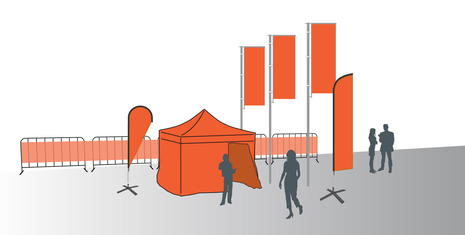 Comment concevoir votre stand d'exposition extérieur - Faber France